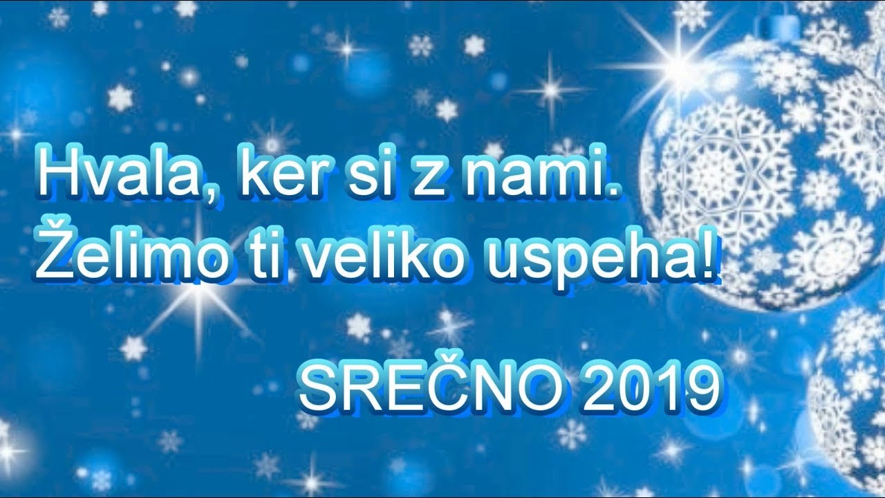 VIDEO: Želimo ti SREČNO 2019! | ONA-ON Magazin